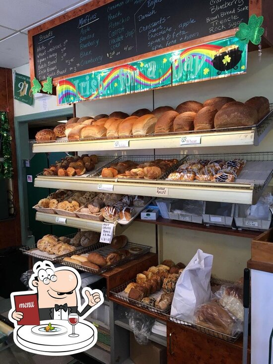 Menu at Greenhills Irish Bakery, Boston