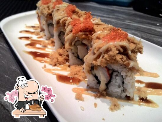 Menu at Orenji Sushi restaurant, Semarang
