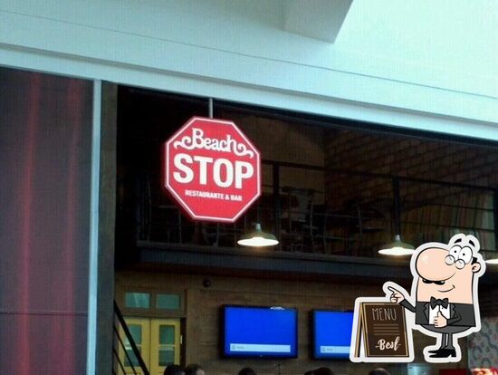 Menu em Beach Stop Bar, Recife