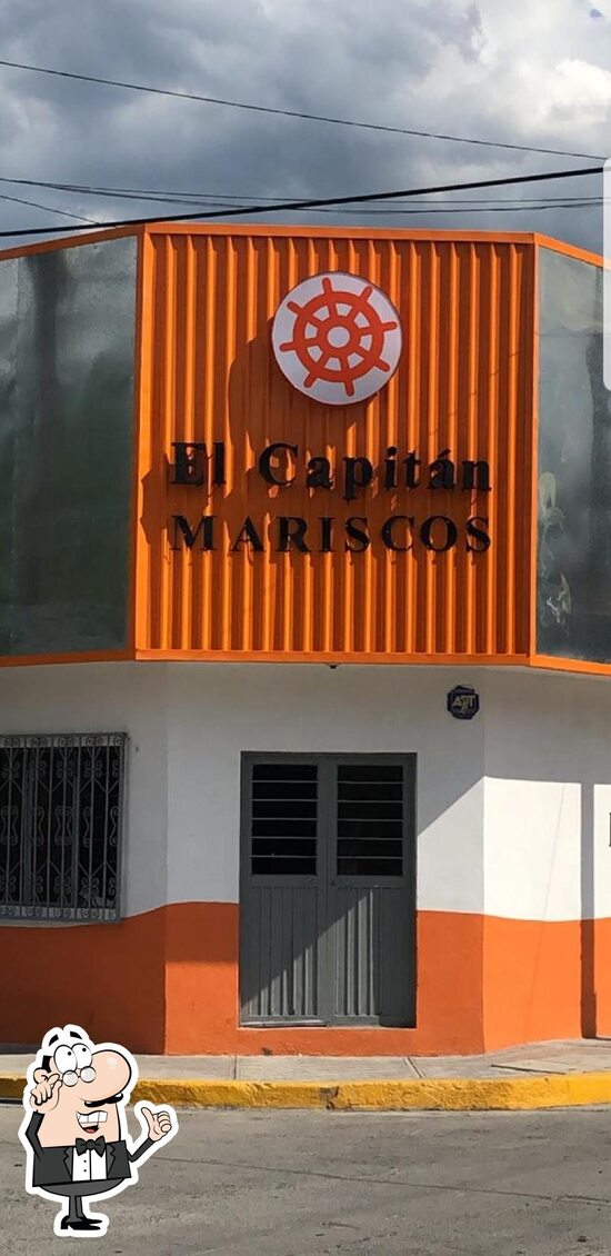 Menu at Mariscos El Capitán restaurant, Monterrey