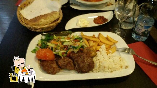 Menu at Bey Konak restaurant, Cologne