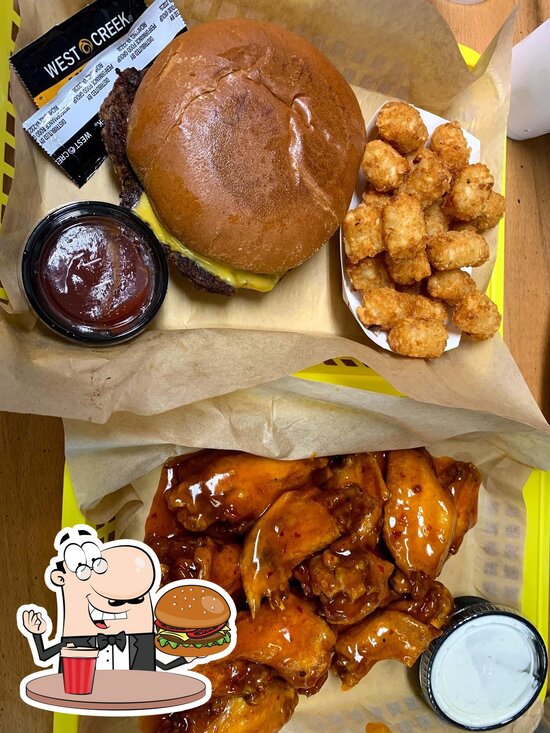 Menu at Bullseye Burger's BBQ, Harlingen