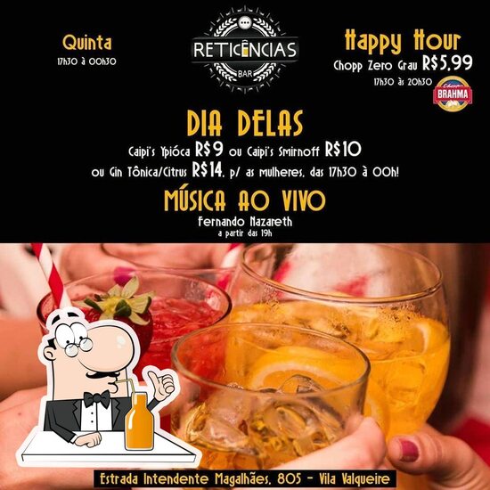 Reticências Bar, Rio de Janeiro - Menu do restaurante, preços e opiniões