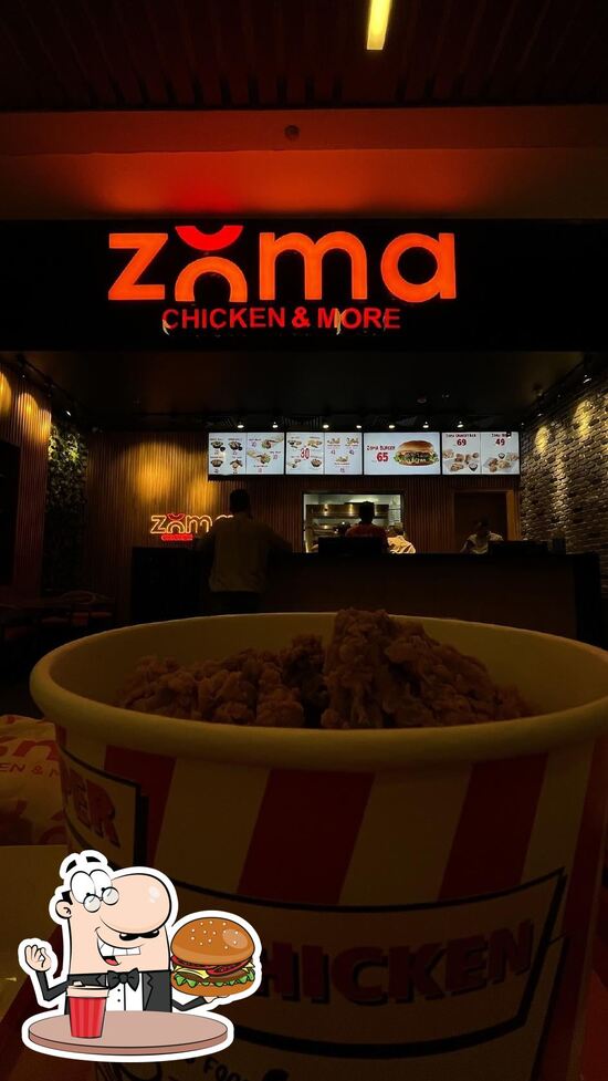 Menu at Zoma fried chicken restaurant, New Cairo City