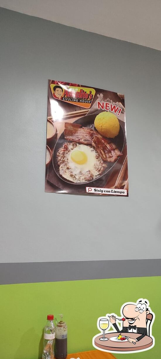 Menu at Amelito's Sizzling House restaurant, Quezon City, M365+VHG