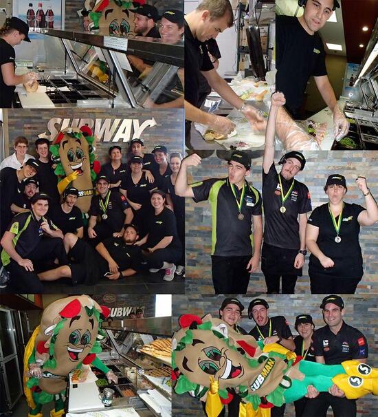 Menu at Subway fast food, Berserker, 3-5 Queen Elizabeth Dr