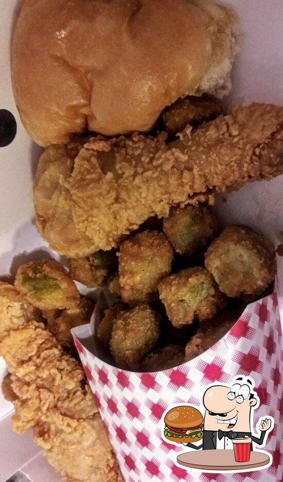 Menu at Bush's Chicken fast food, Temple, 5283 W Adams Ave