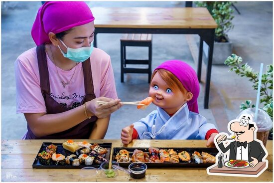 Menu at Hey! Sushi ซูชิแม่ลูกอ่อน สาขาในตลาดปากซอยเนินพลับหวาน ...