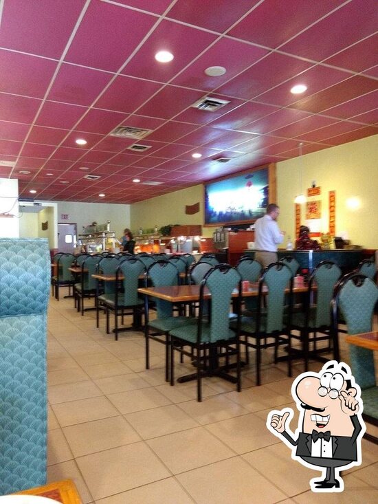 Menu at China buffet restaurant, Atlantic