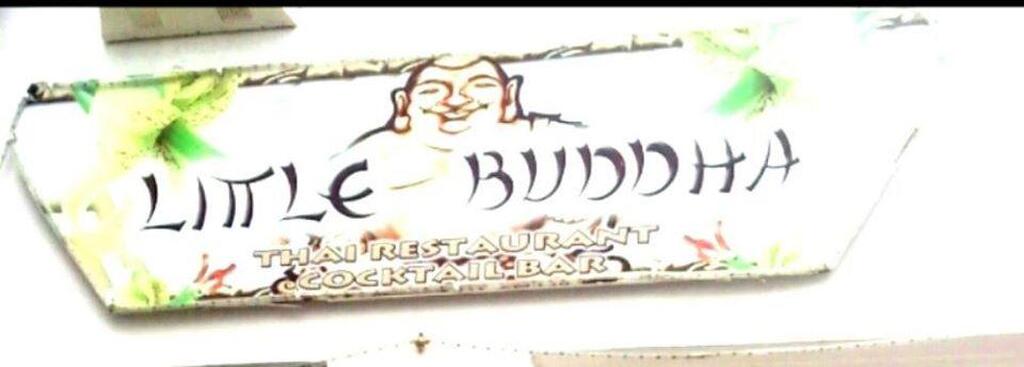 Menu at Little Buddha Thai restaurant, San Roque