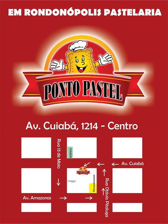 Menu at Ponto Pastel restaurant, Rondonópolis, Av. Cuiabá