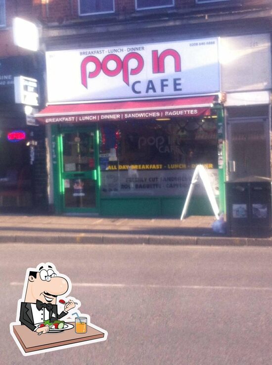 Menu at Pop In Cafe, Mitcham, 257 London Rd