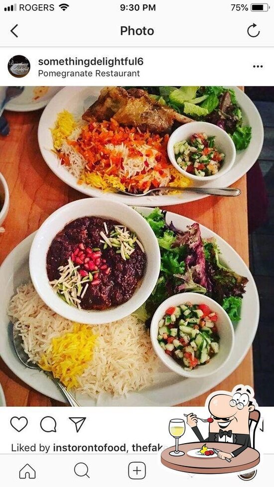 Pomegranate Restaurant in Toronto - Restaurant menu and reviews