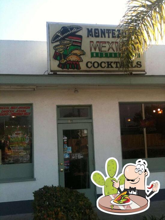 Menu at Montezuma Restaurant, Oxnard