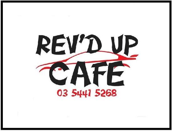 Menu at Rev'd Up Cafe, Bendigo