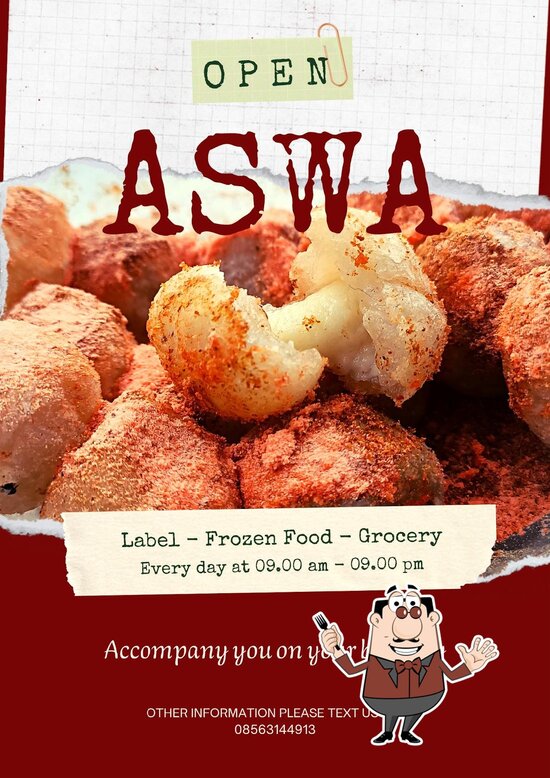 Menu at Aswa Frozen Food restaurant, Malang