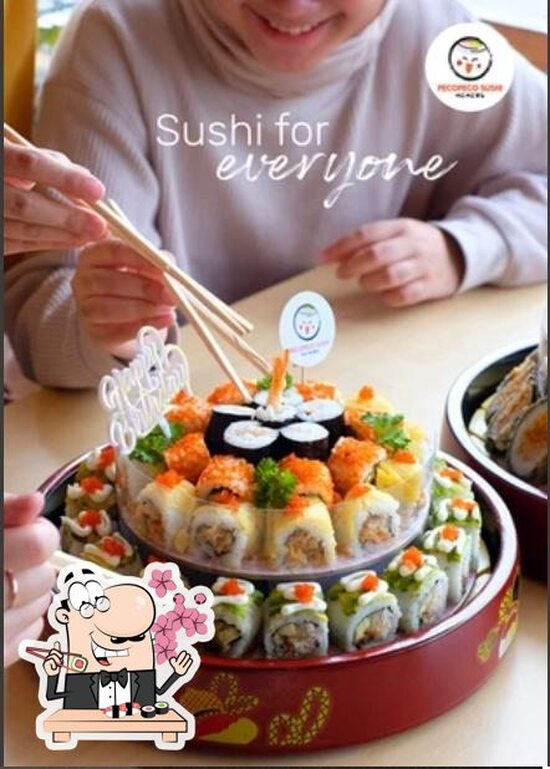 Peco Peco Sushi Margorejo restaurant, Surabaya, Jl. Margorejo Indah No ...