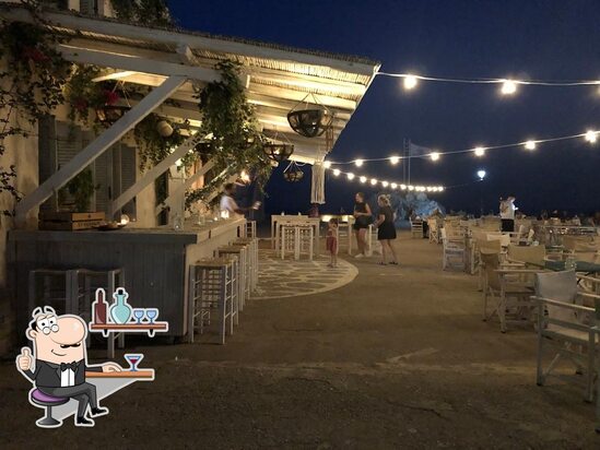 Menu at Rocas Theatre Sunset Bar, Paralio Astros