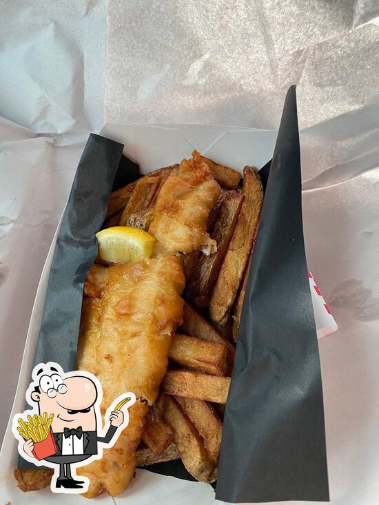 Menu at Captain Mark's Fish and Chips restaurant, Lambton Shores