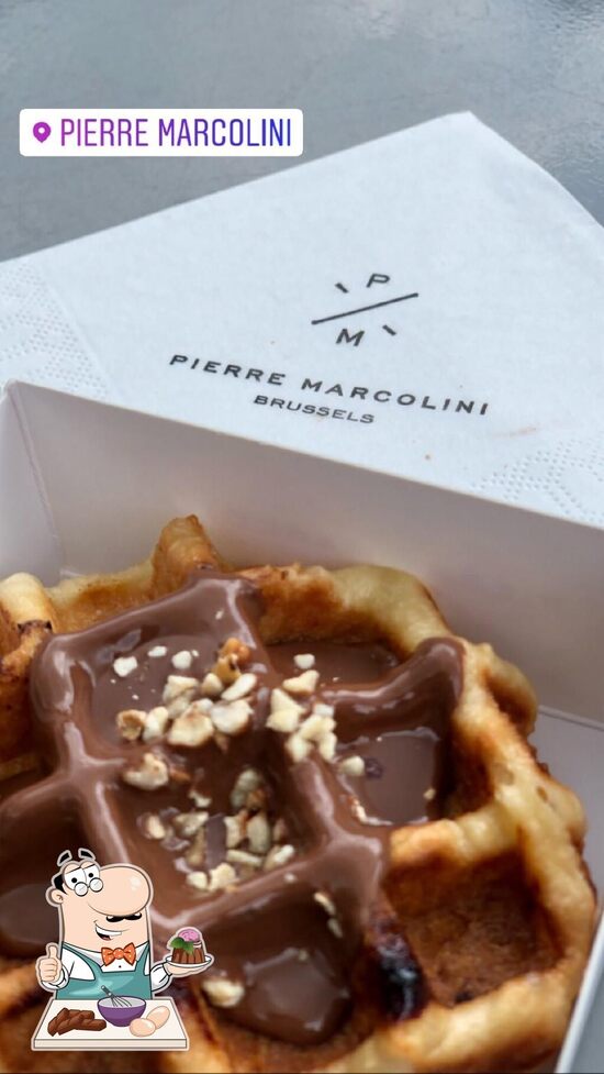 Menu at Pierre Marcolini cafe, Bicester