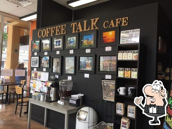Menu at Coffee Talk Cafe, Towson