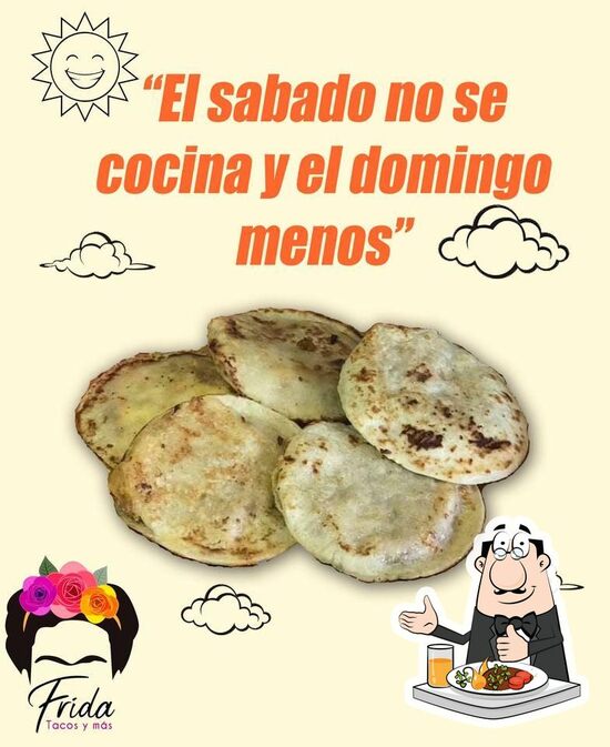 Menu at Frida restaurant, Piedras Negras