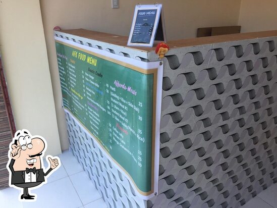 Menu at AFK Foodstall cafe, Los Baños