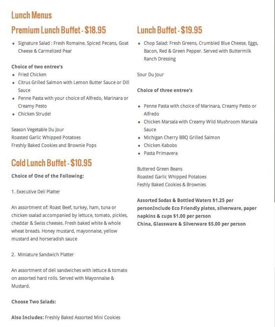 Menu at We Will Cook 4 U restaurant, Detroit