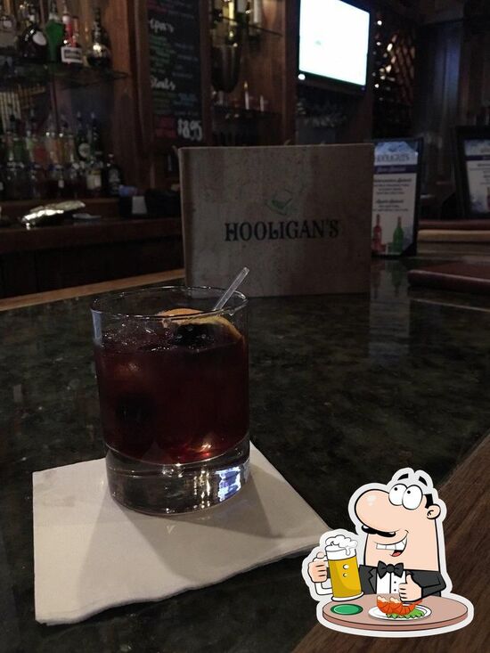 Menu at Hooligans Pub, Arlington