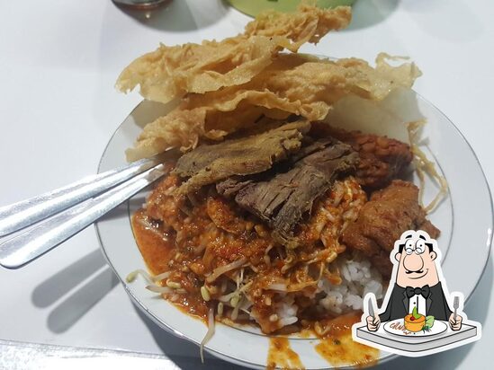 Menu at Pecel dan Rawon Tenda Biru restaurant, Surabaya
