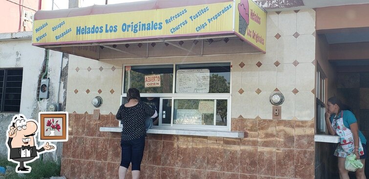 Carta del postres Helados Los Originales, Navojoa