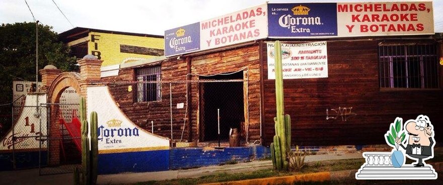 Menu at El Rancho Bar, Aguascalientes