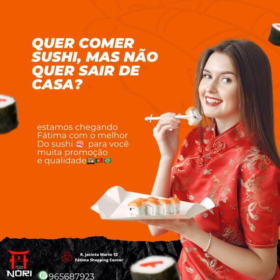 Menu at NorisushiFatima restaurant, Fátima