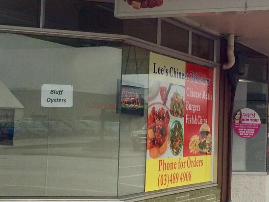 Menu at lee's Burger Bar & Chinese Takeaway, Mosgiel