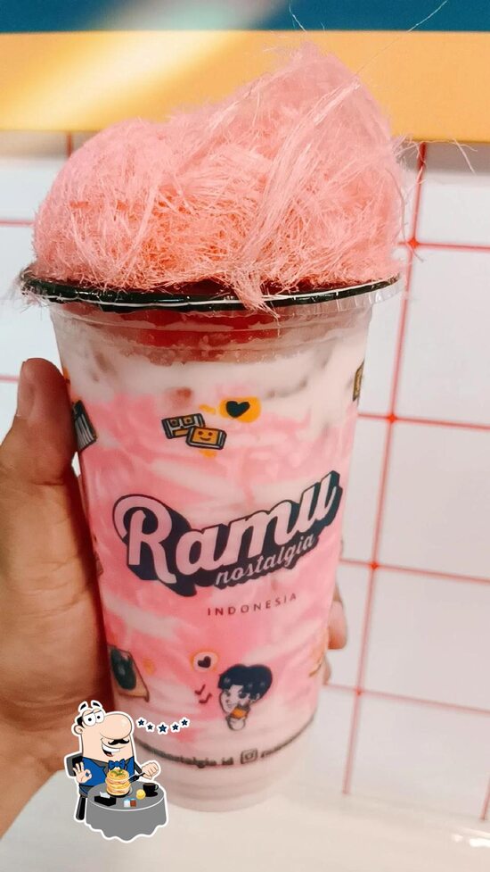 Carta del café RAMU minuman nostalgia, Surabaya