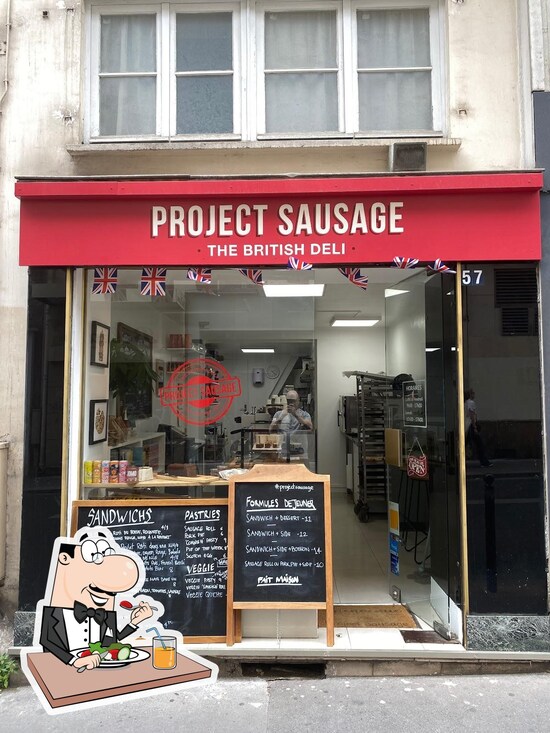 Menu au Project Sausage, Paris
