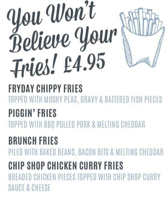 Menu at The Unicorn pub & bar, Radcliffe, 351 Bolton Rd