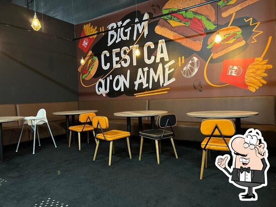 Menu at Big M restaurant, Montpellier