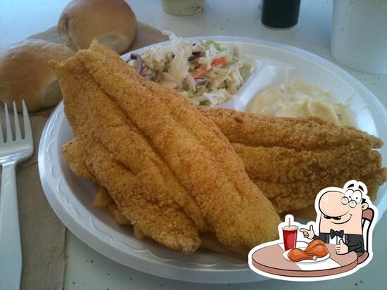 Menu at Jim's Krispy Fried Chicken restaurant, Mexia