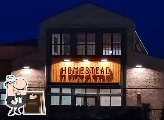 Menu at Homestead restaurant, Cumming