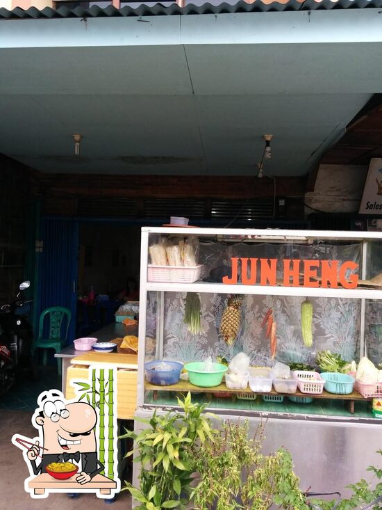 Menu at Jun Heng restaurant, Pontianak