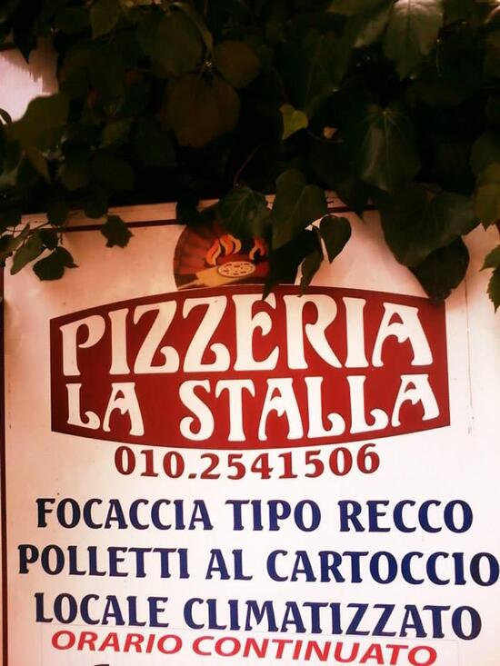 Menu at Pizzeria La Stalla Di Saffioti Carmelo, Genoa