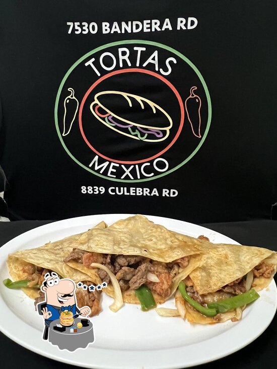 Menu at TORTAS MEXICO restaurant, San Antonio