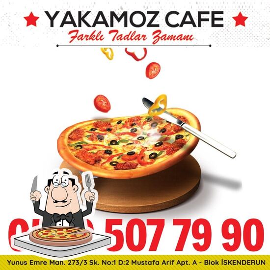 Menu at yakamoz cafe, Iskenderun