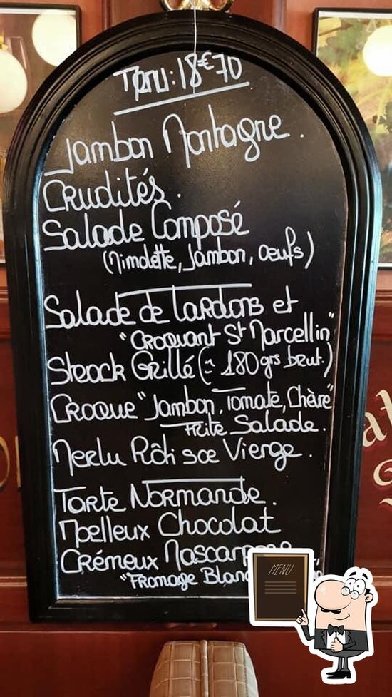 Menu at Le Troquet pub & bar, Bois-Guillaume, 49 Av. de l'Europe