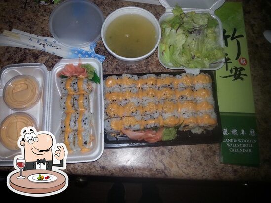 Menu at Sen Sushi & Hibachi Grill restaurant, Marion