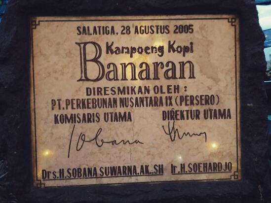Menu at Griya Robusta Coffee Kampoeng Banaran restaurant, Bawen