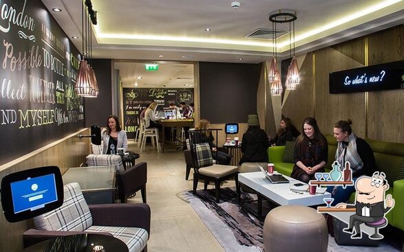 Menu at hub by Premier Inn cafe, London, 110 St Martin's Ln
