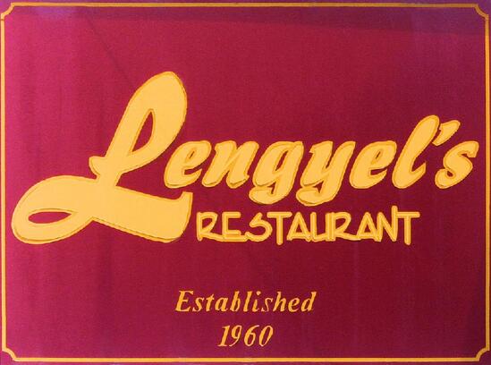 Menu at Lengyel’s restaurant, Nesquehoning