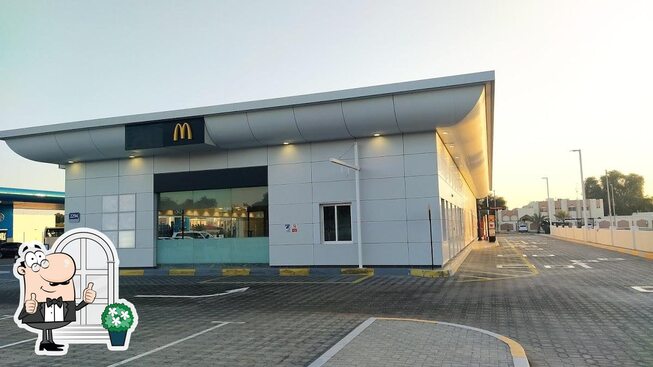 Menu at McDonald's ADNOC Officers City restaurant, Abu Dhabi